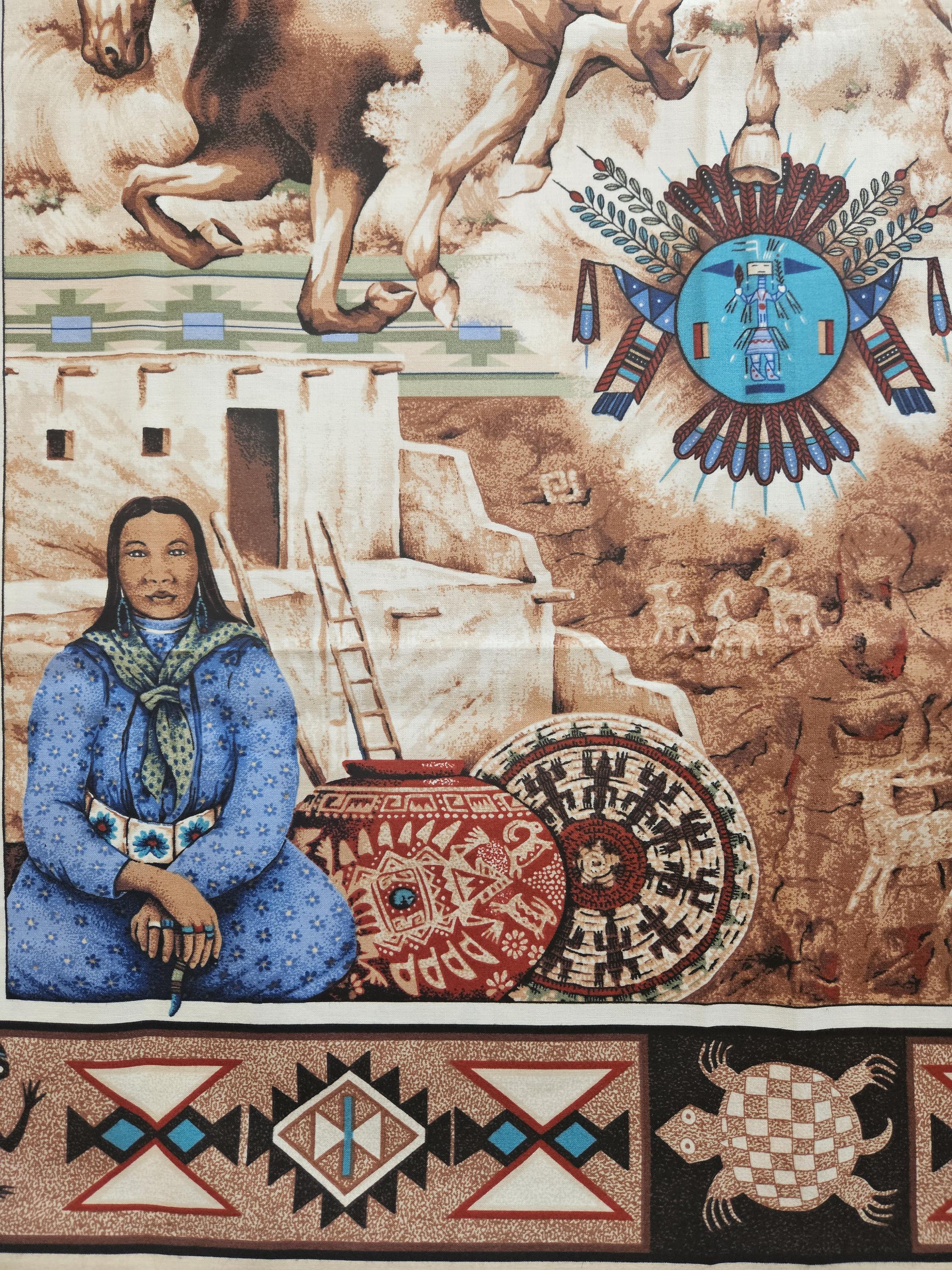 Native American Wall Hanging Titled "native Legacy"#9232 - Etsy