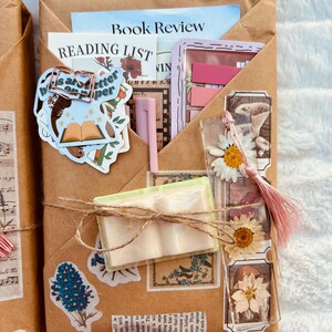 Blind Date With A Book Gift Set: Resin Bookmark & Bookish Stickers - Etsy
