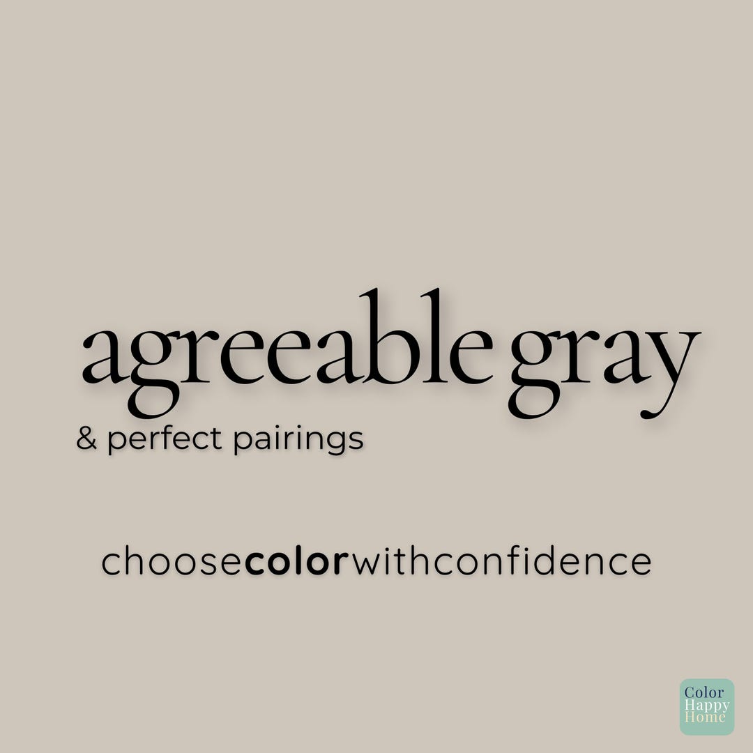 Agreeable Gray Color Palette Guide: Sherwin Williams Paint Colors ...