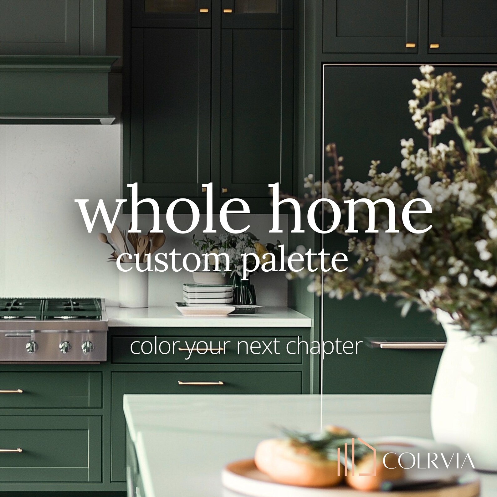 Whole Home Custom Paint Color Palette – Complete House Color Story Kit ...