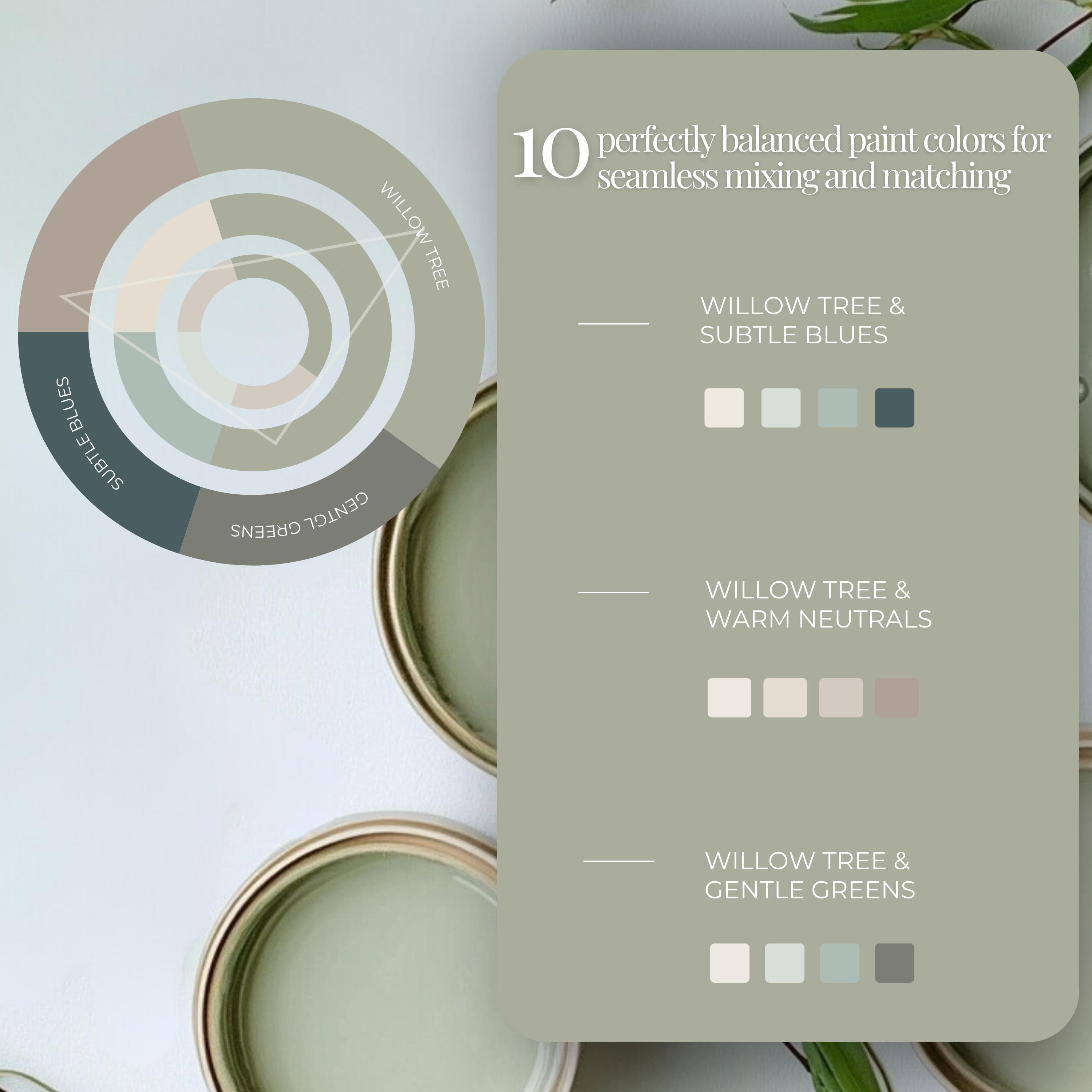 Sherwin Williams Willow Tree & Perfect Pairings | A Color Palette Guide ...