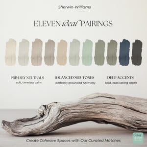Balanced Bliss Paint Color Palette Guide | Home Painting | Whole House ...