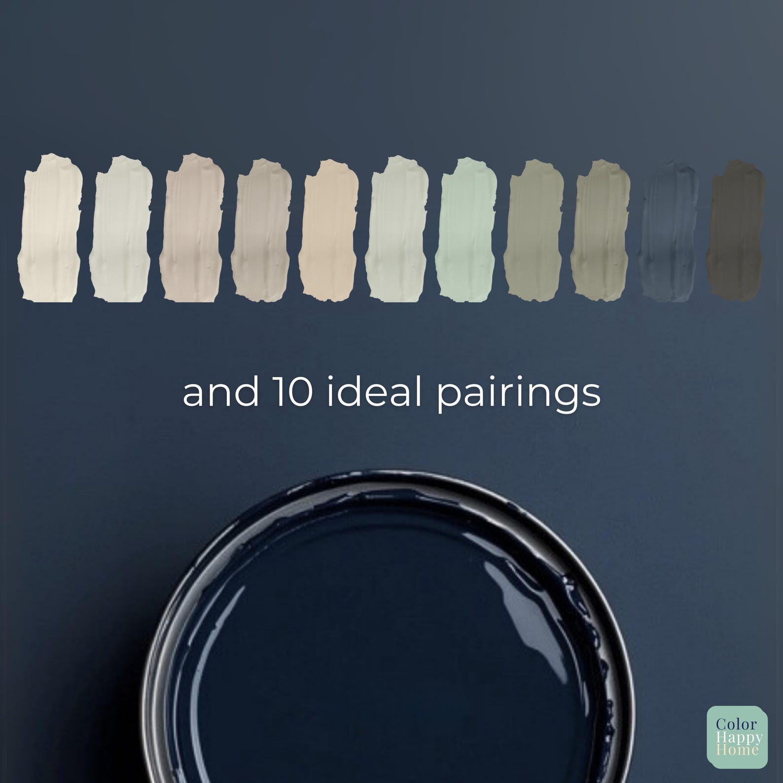 Sherwin Williams Naval & Perfect Pairings | A Color Palette Guide + 1:1 ...