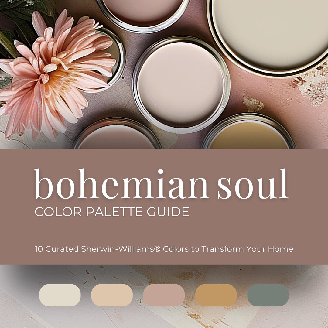 Bohemian Paint Color Palette Guide | Home Painting | Whole House ...