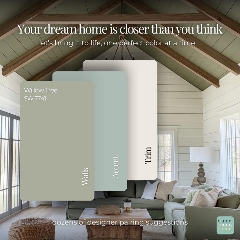 Sherwin Williams Willow Tree & Perfect Pairings | A Color Palette Guide ...