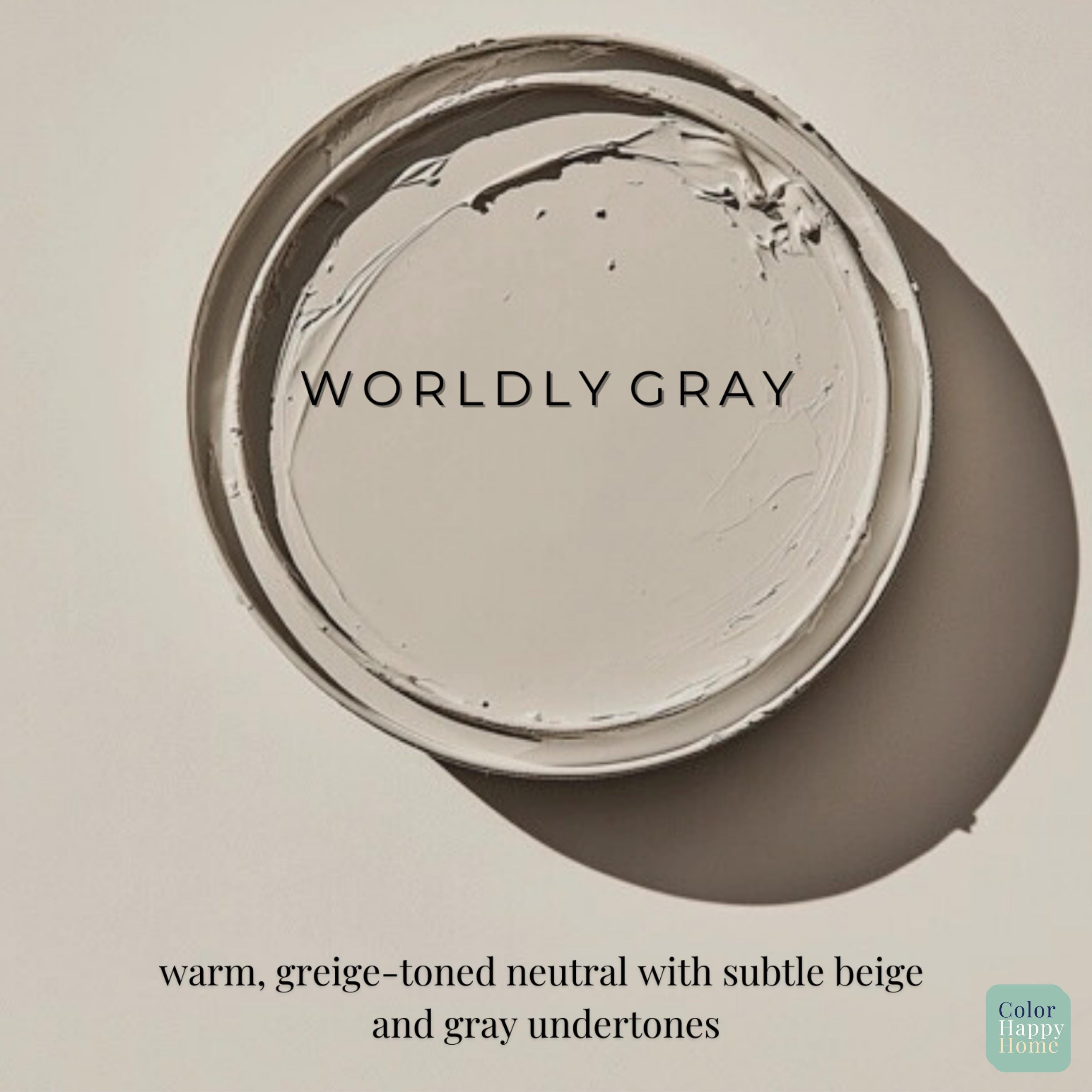Worldly Gray: Sherwin Williams | Home Paint Palette Guide (digital ...