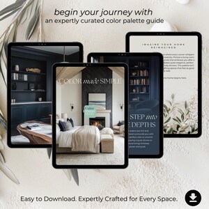 Balanced Bliss Paint Color Palette Guide | Home Painting | Whole House | Interior Design | Color ...