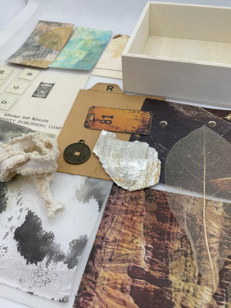 Mystery Collage Kit, Collage Supplies, Mixed Media Collage, Collage Art ...