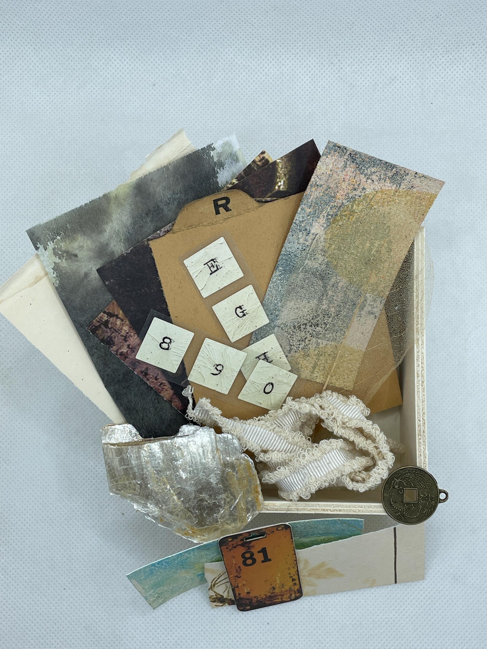 Mystery Collage Kit, Collage Supplies, Mixed Media Collage, Collage Art ...