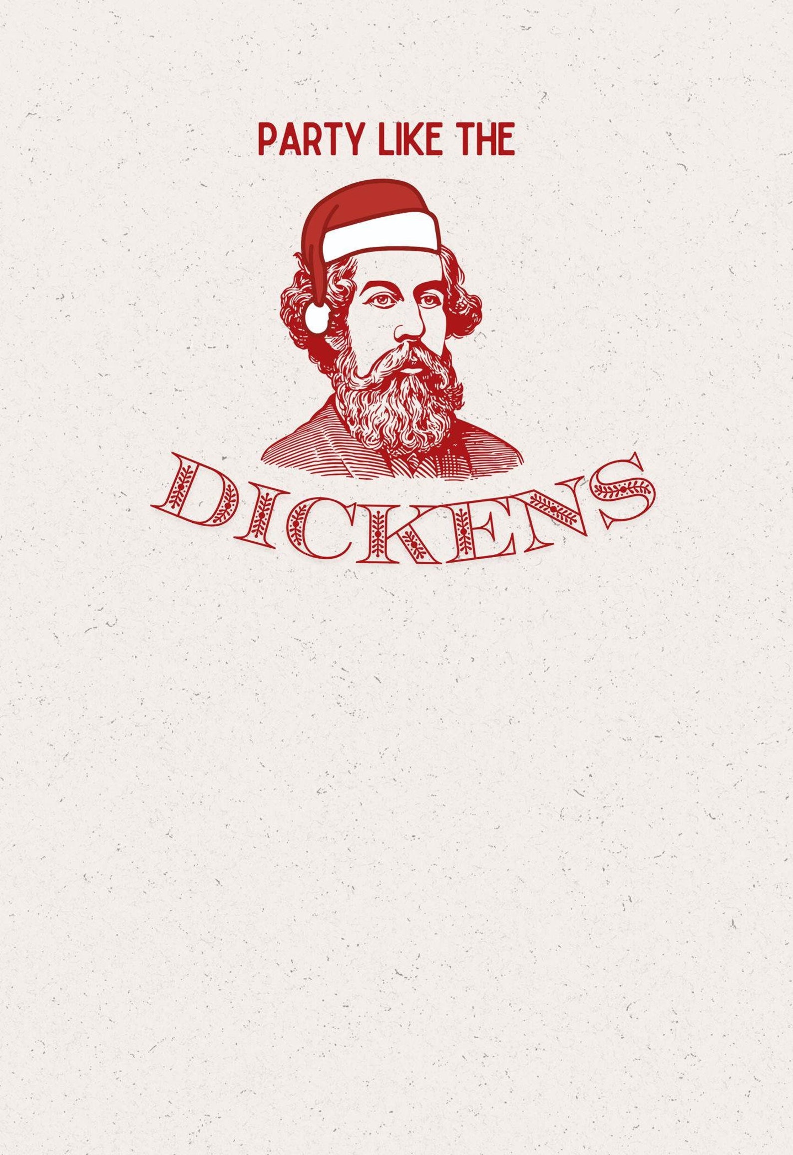 Party Like the Dickens Digital Christmas Printable Party Invitation ...