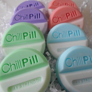 Chill Pill Soap Set of 2, Prescribed Therapy, Therapist Gift, Therapy ...