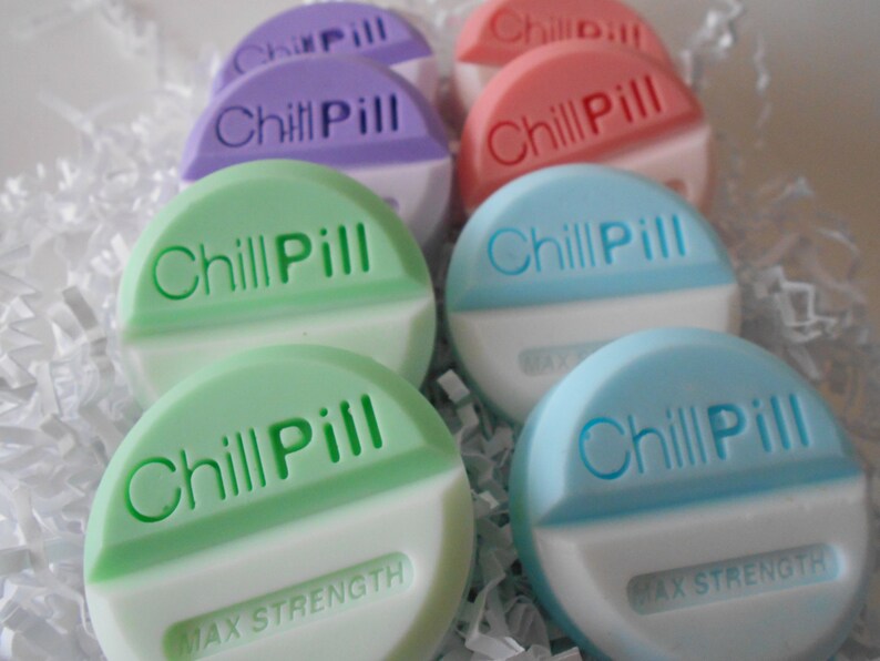 Chill Pill Soap Set of 2, Prescribed Therapy, Therapist Gift, Therapy ...