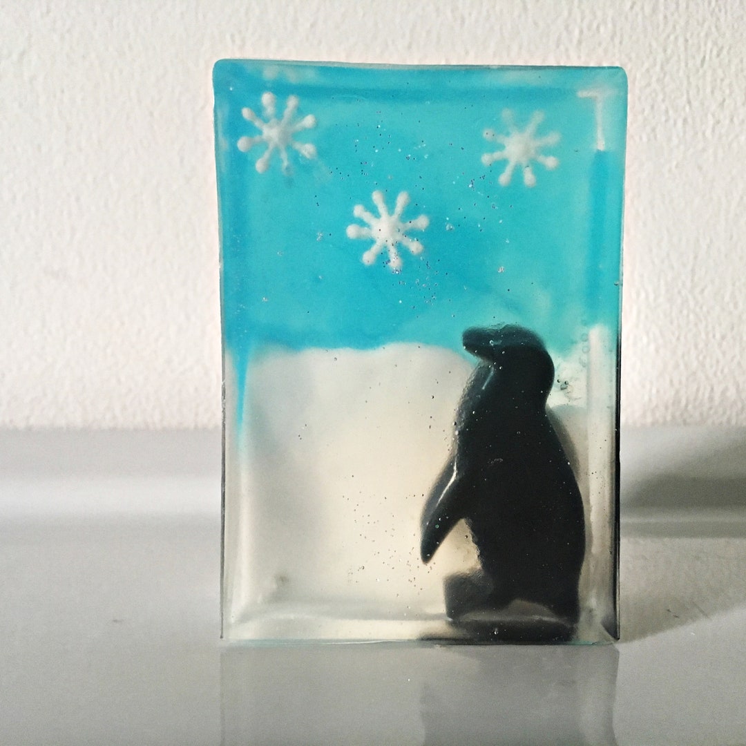 Penguin Glycerin Soap: Unscented Novelty Soap - Etsy