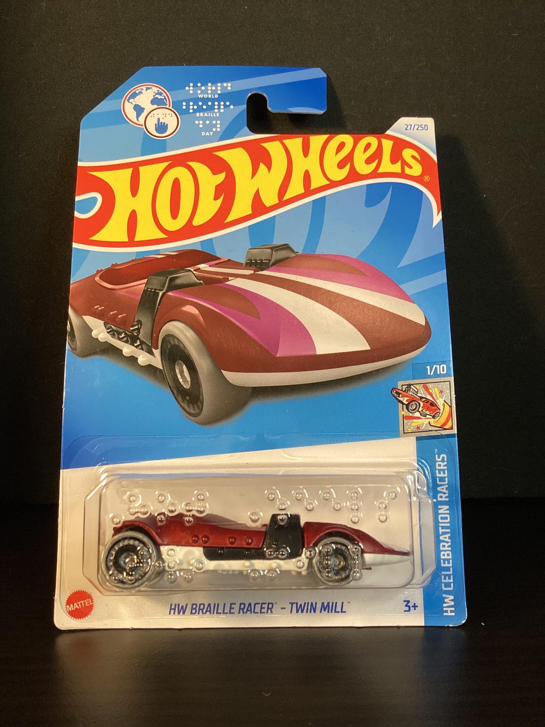 Hot Wheels Braille Racer Twin Mill - Etsy
