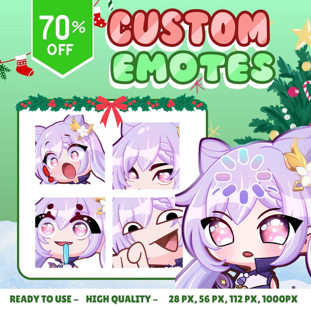 Custom Twitch Emotes, Animated Emotes, Vtuber Emotes, Anime Emote, Kick ...