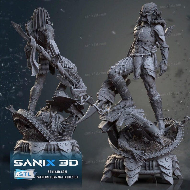 Predator Figure Statue 3D Printed | Perfect Gift for Collectors ...