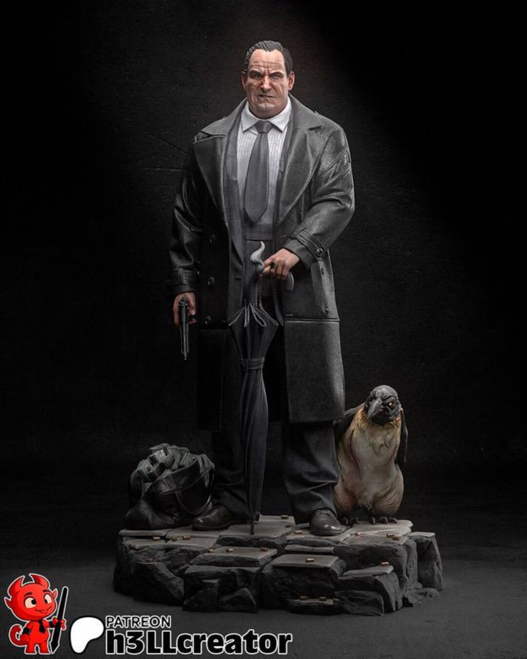 The Penguin Figure Dc Comics Statue 3D Printed | Perfect Gift for ...