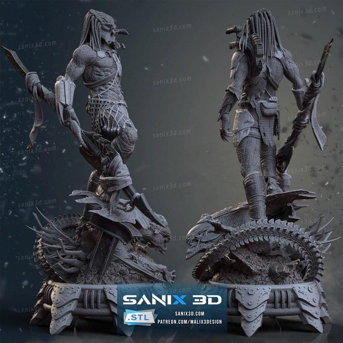 Predator Figure Statue 3D Printed | Perfect Gift for Collectors ...