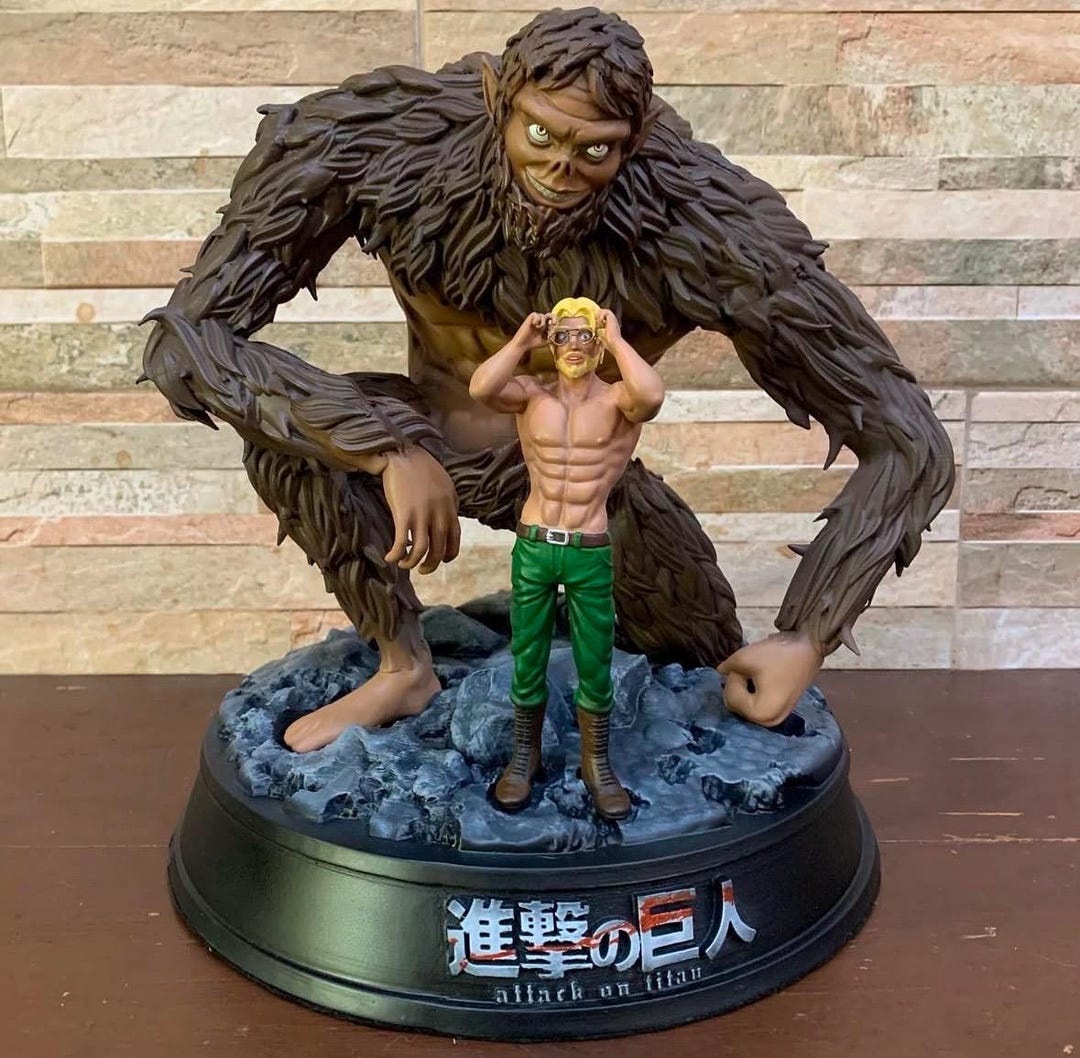Zeke Yeager Beast Titan Figure Statue 3D Printed Perfect Gift for ...