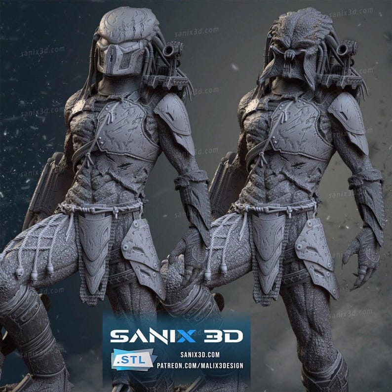 Predator Figure Statue 3D Printed | Perfect Gift for Collectors ...