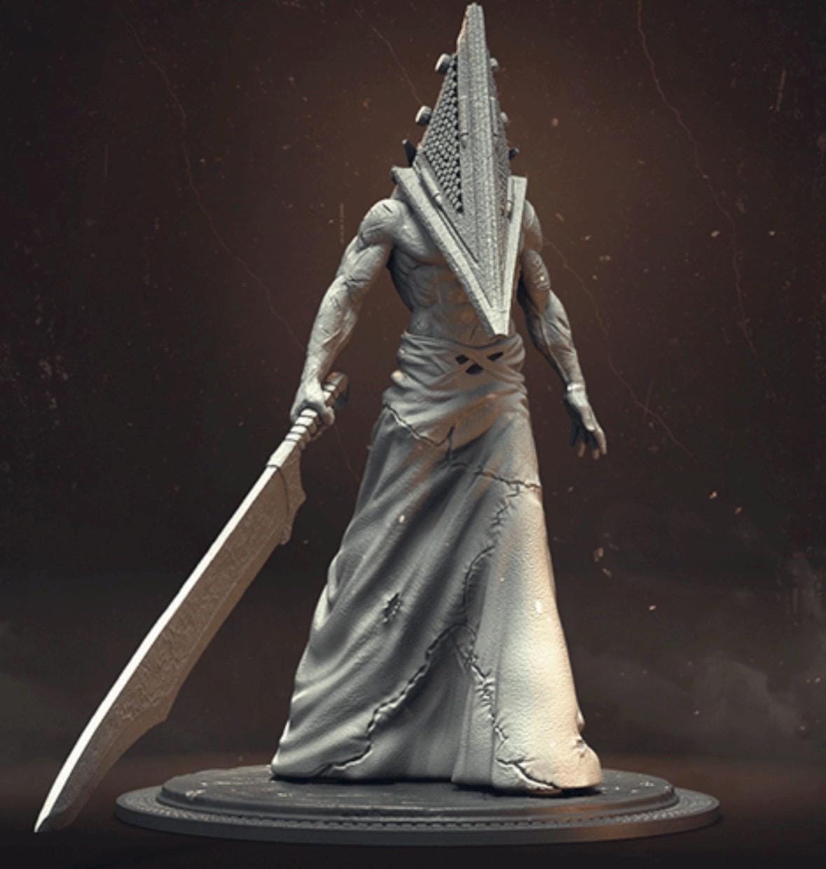 Pyramid Head Figure Statue 3D Printed | Perfect Gift for Collectors ...