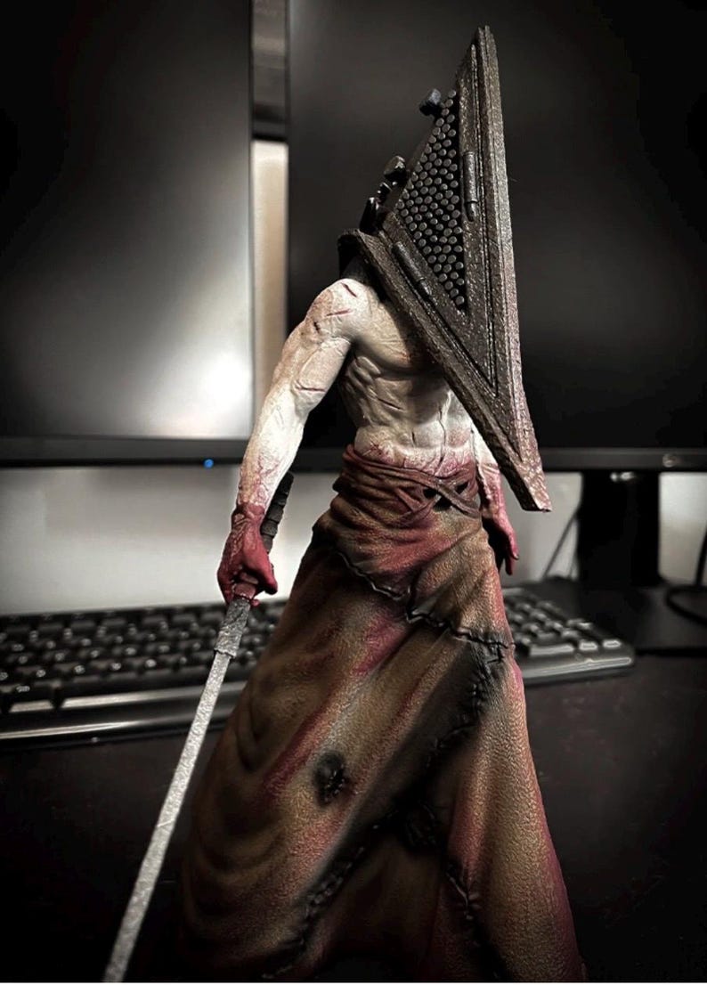 Pyramid Head Figure Statue 3D Printed | Perfect Gift for Collectors ...
