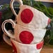 Real Gold Plated Red Dot Mug Handmade Ceramic Mug Handcraft Mug for 3D ...