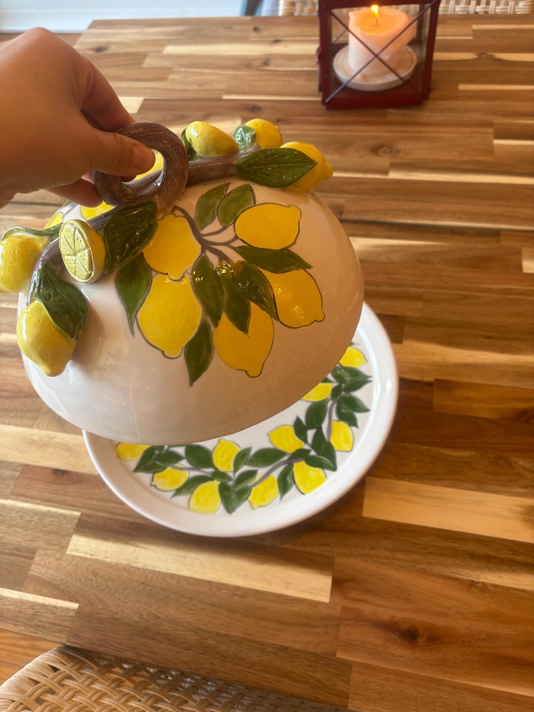 Preorder Food Plate With Lid Handmade Ceramic Plate Handcraft Plate for ...