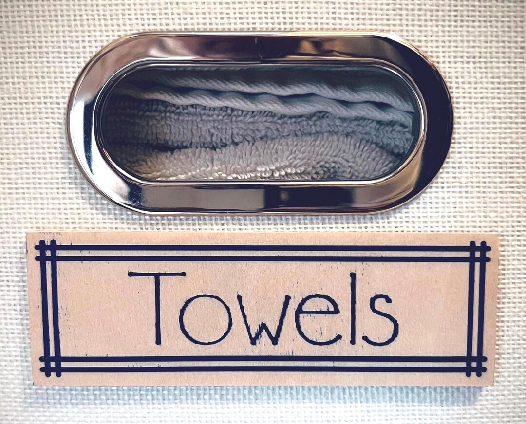 Wood Labels for Organizing Storage Boxes. Use in Closets, Pantry, Etc ...