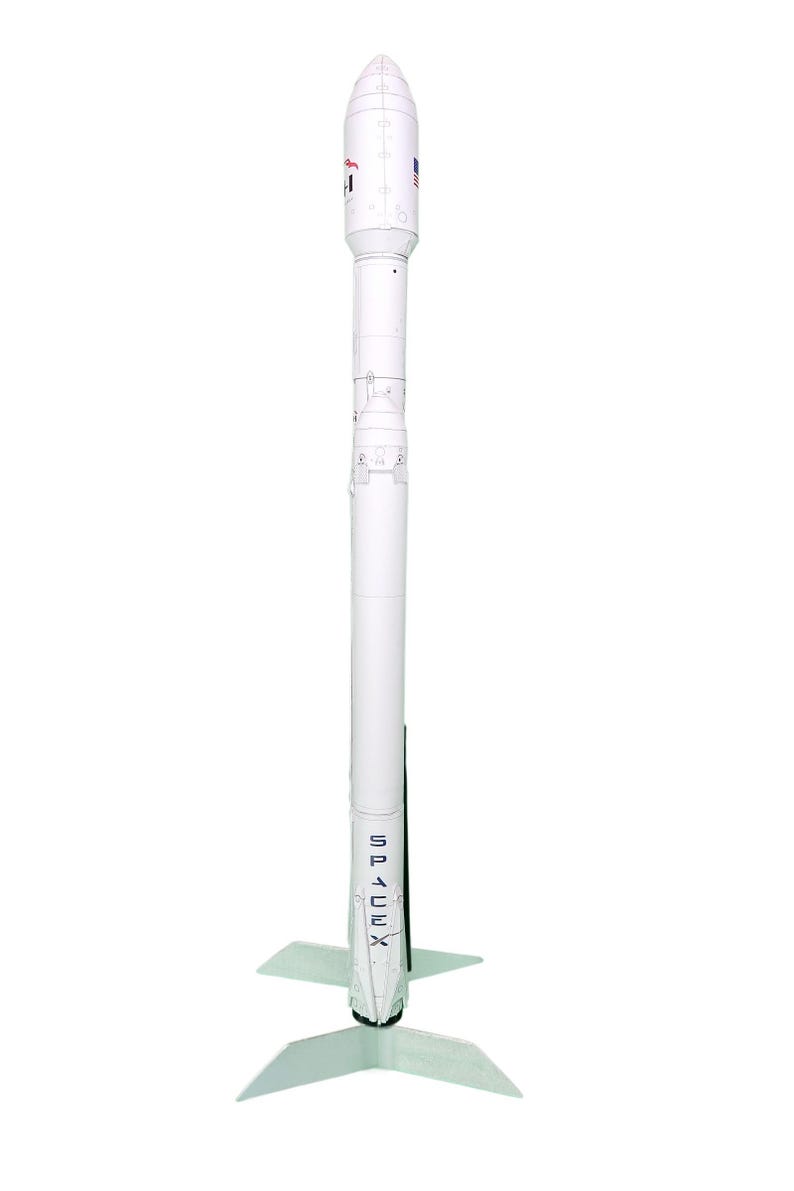 Surf Duke’s Spacex Falcon Heavy 3d Paper Model Crafting Kit, PDF, Plans ...