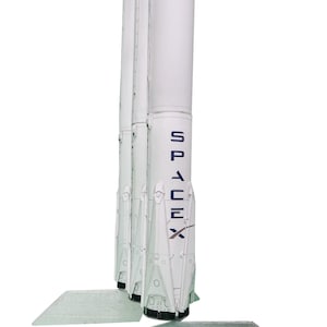 Surf Duke’s Spacex Falcon Heavy 3d Paper Model Crafting Kit, PDF, Plans ...