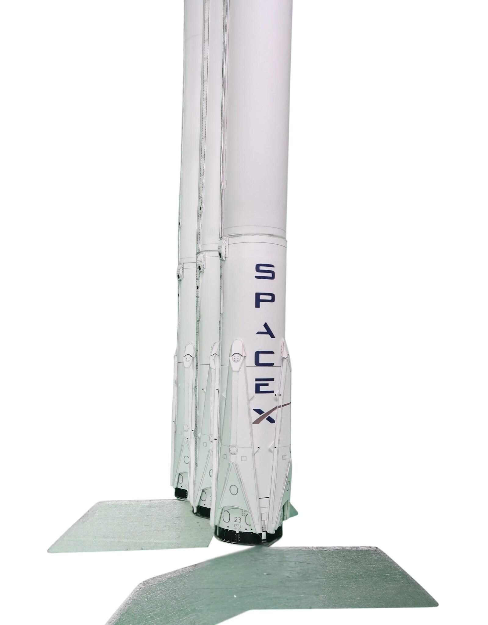 Surf Duke’s Spacex Falcon Heavy 3d Paper Model Crafting Kit, PDF, Plans ...