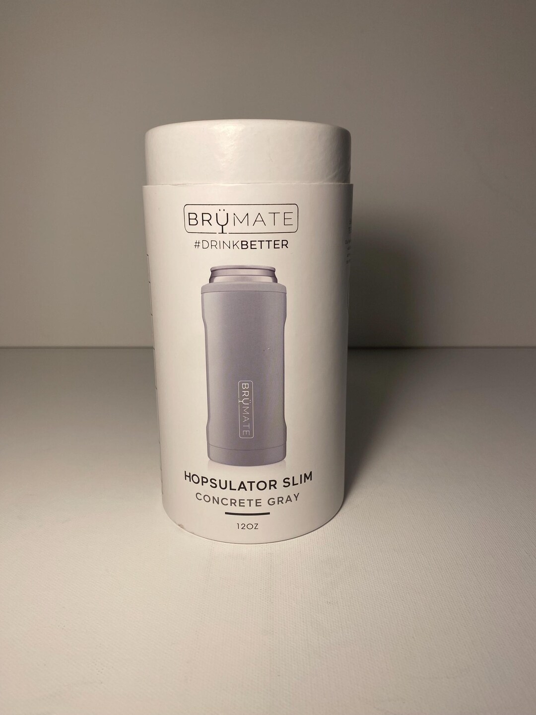 NEW Brumate Hopsulator Slim Can Cooler 12 Oz- Rose Gold | Concrete Gray ...