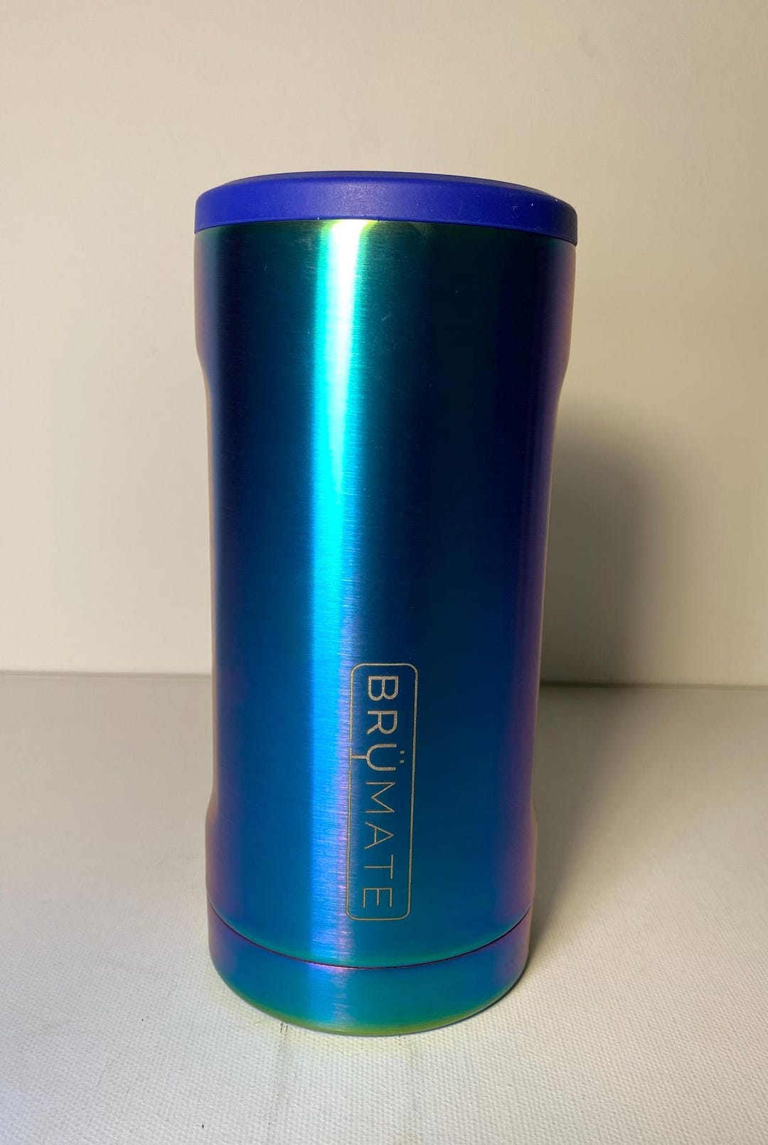 NEW Brumate Hopsulator Slim Can Cooler 12 Oz | Rainbow Titanium or ...