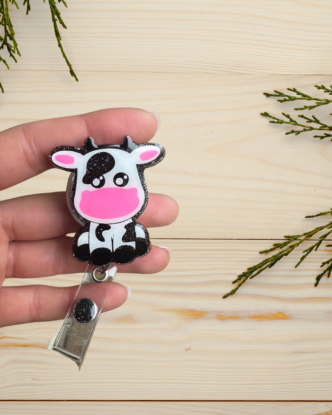 Cute Acrylic Badge Reel, Animal Badge Reel,badge Reel, - Etsy