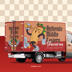 Shawarma Cartoon Character Bundle, EPS Mascot Illustration, PNG Sticker ...