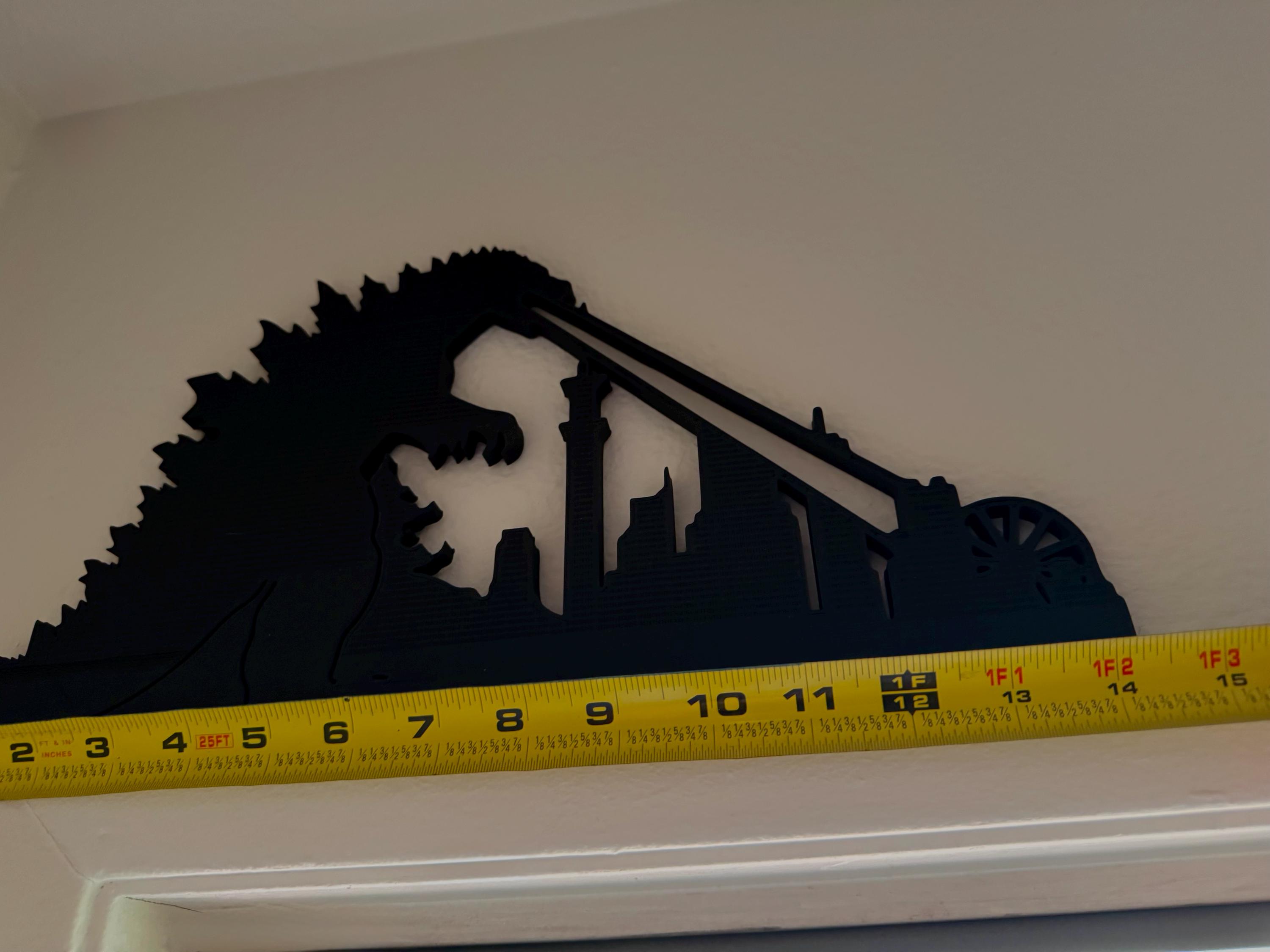 Godzilla 3d-printed Door Corner Topper – Atomic Breath Edition! - Etsy