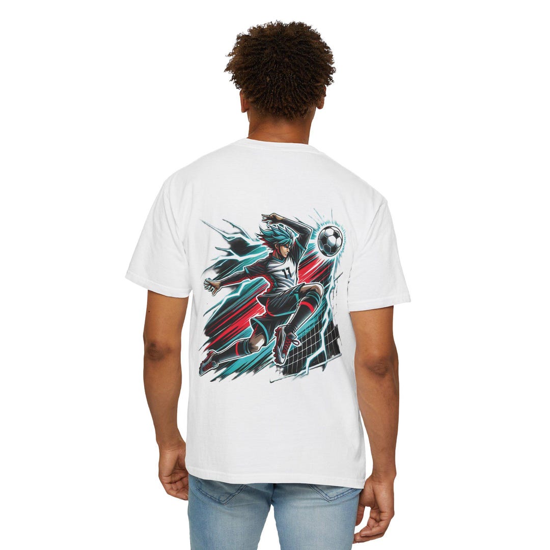Crackling Striker Goalforge, Soccer Shirt, Unisex Garment-dyed T-shirt ...