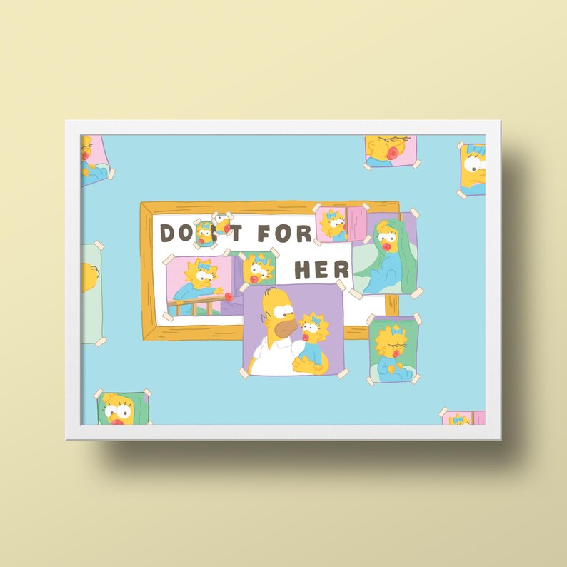 The Simpsons Do It for Her 8x10" Print - Christmas Gift - Etsy