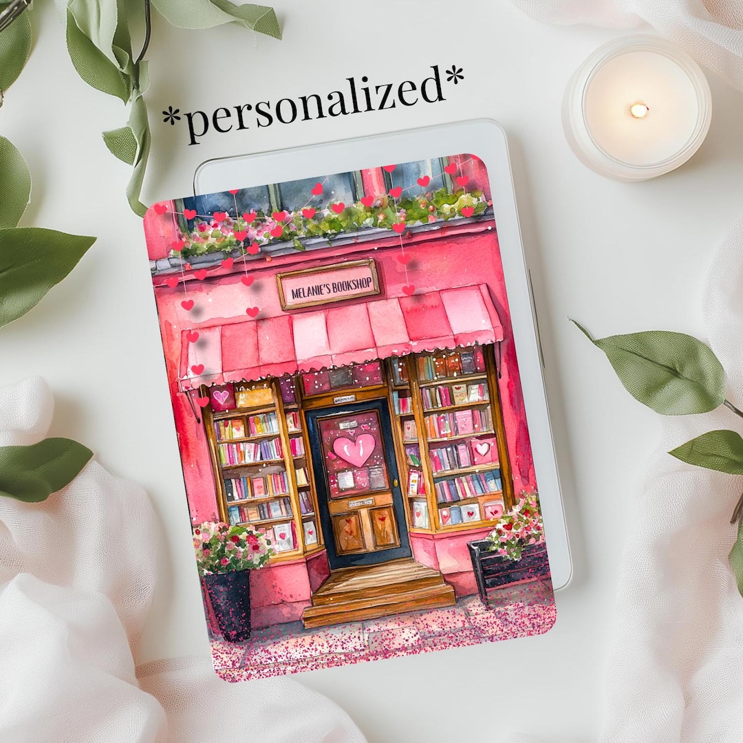 Personalized Valentine's Bookshop No.2 Kindle Insert - Etsy