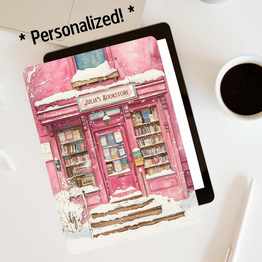 Personalized With Name Bookstore No.2 Kindle Insert in Pink - Etsy