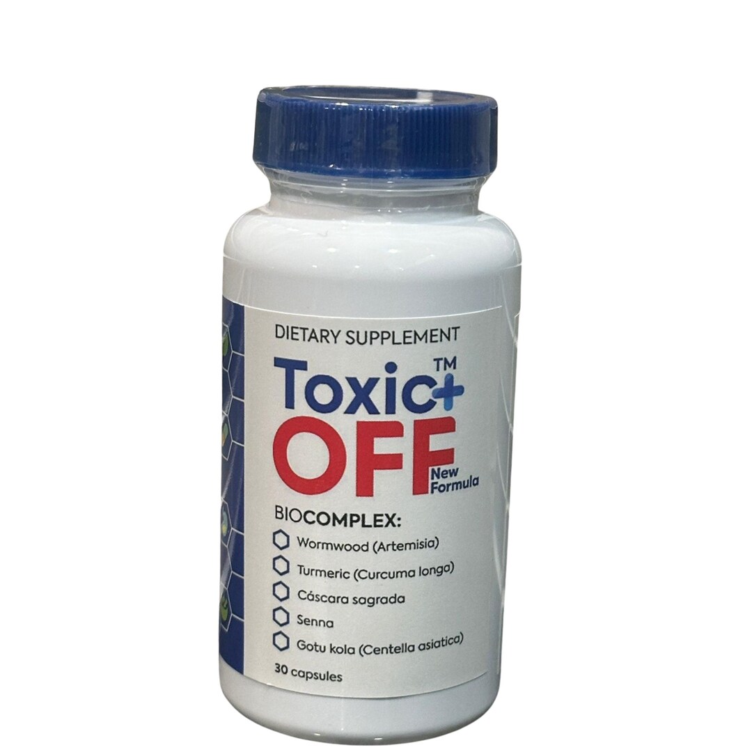 1 Botella De Toxic off Con 30 Capsules New Formula Plus - Etsy