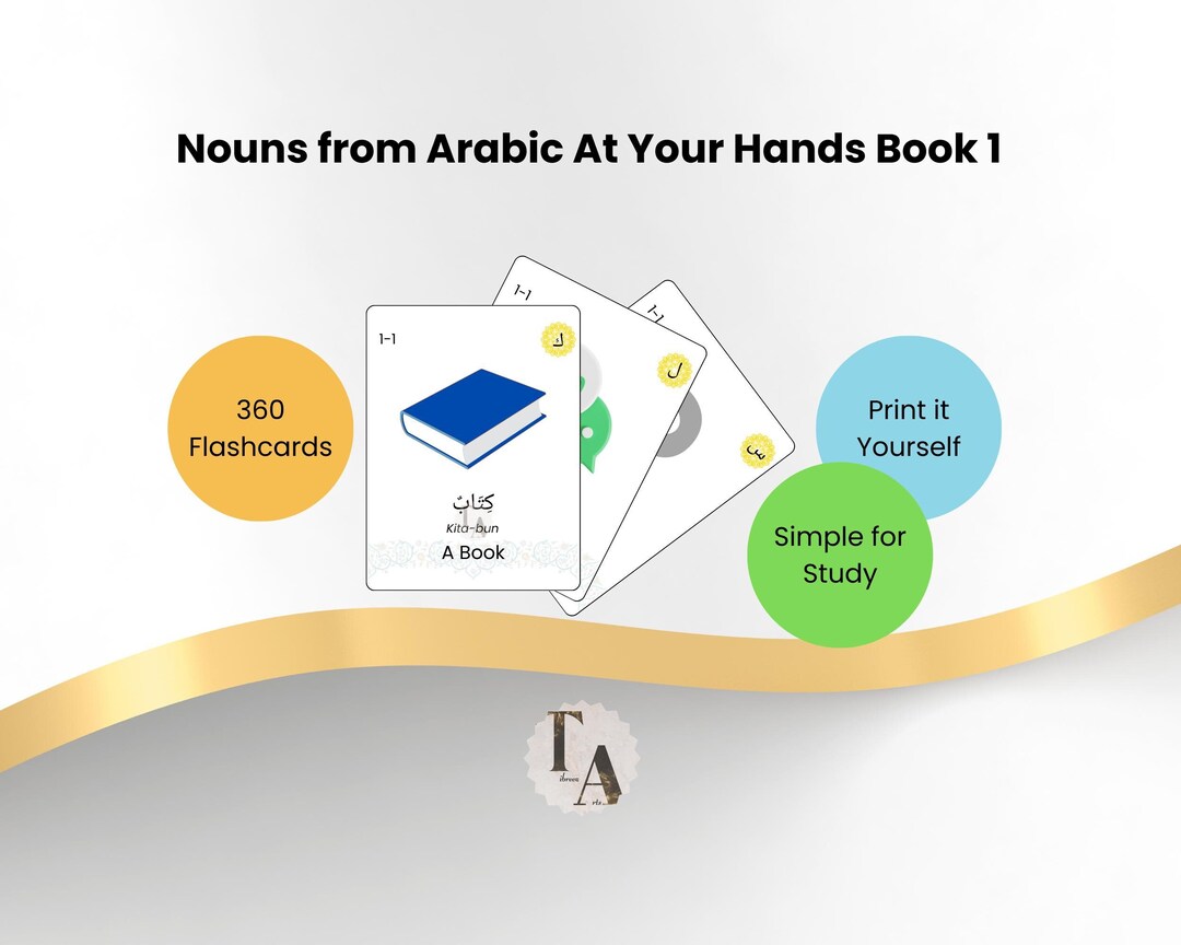 360 Arabic Noun Flashcards | Arabiyah Bayna Yadayk Book 1 | Arabic ...