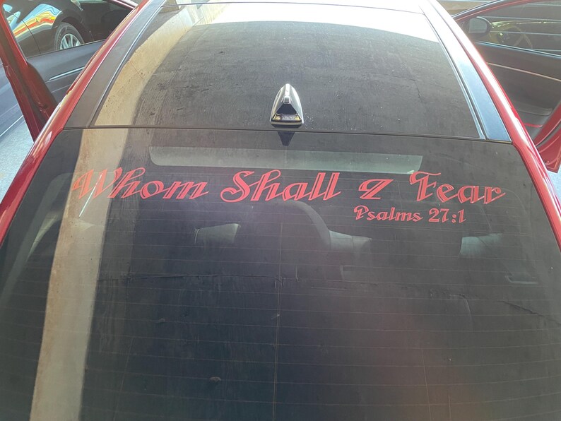 Custom Bible Verse Car Decals - Etsy