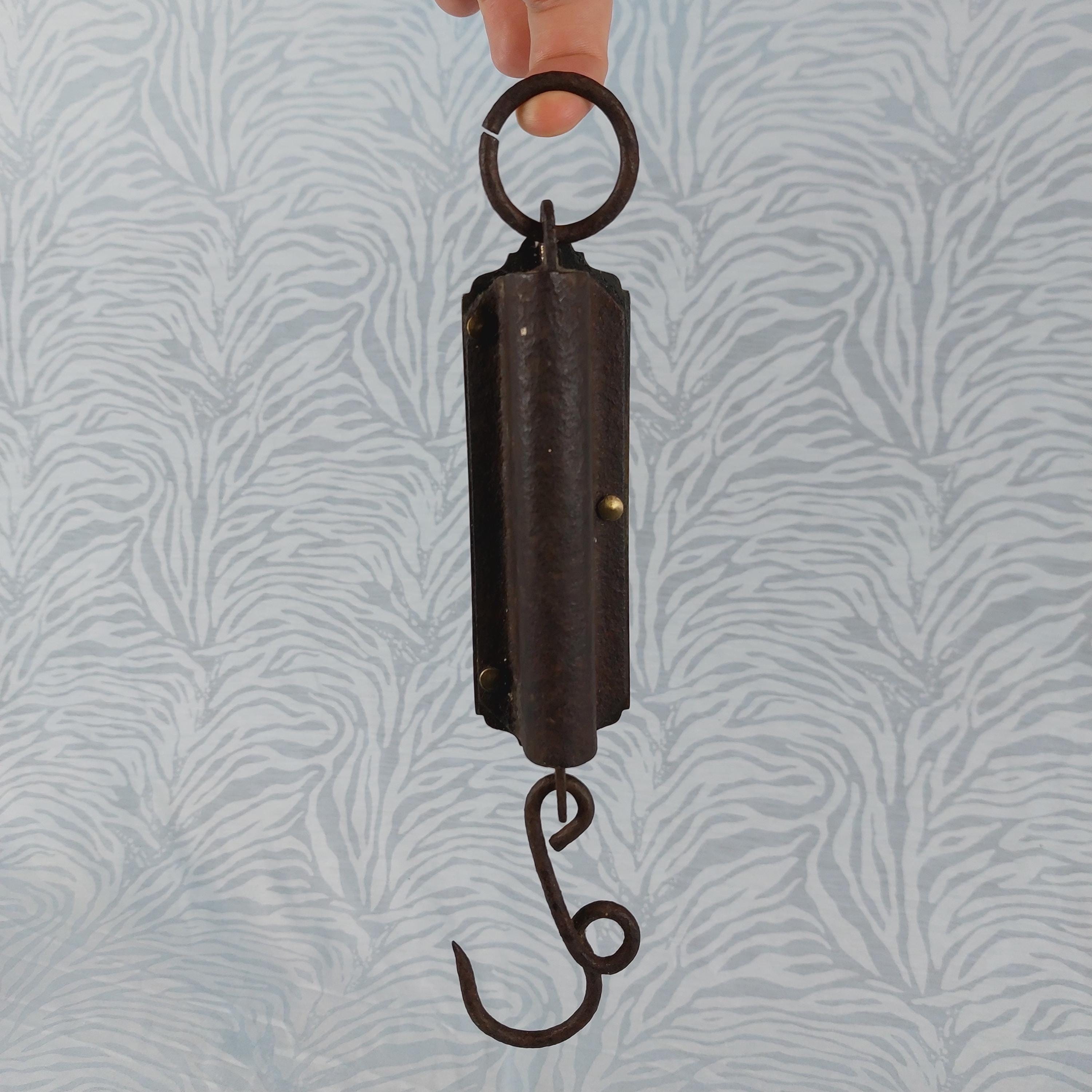 Vintage Salter Spring Balance Scale No.2 – Brass & Iron Hanging Scale ...