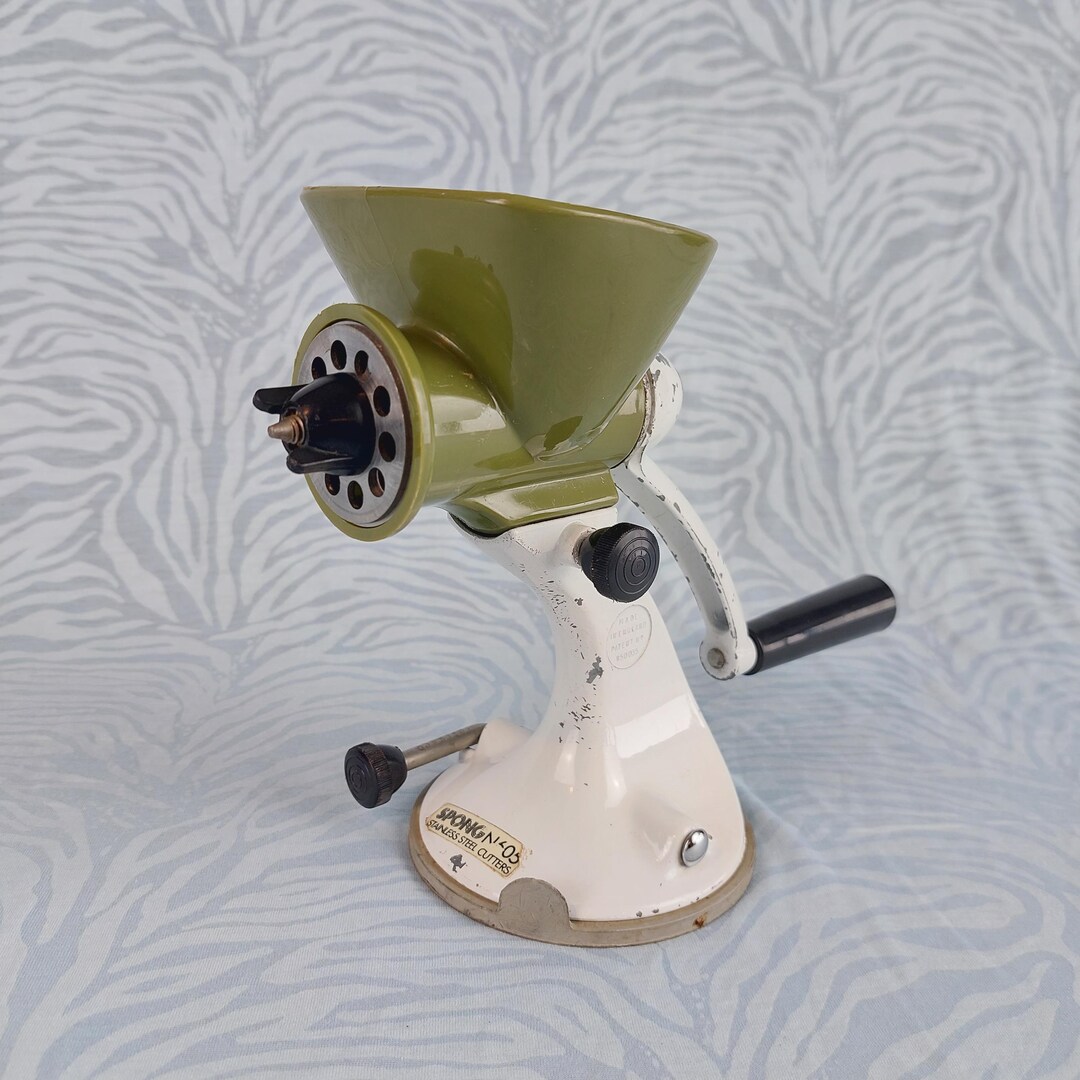 Vintage Spong No. 405 Mincer – Hand-crank Meat Grinder, Cast Iron, Made ...