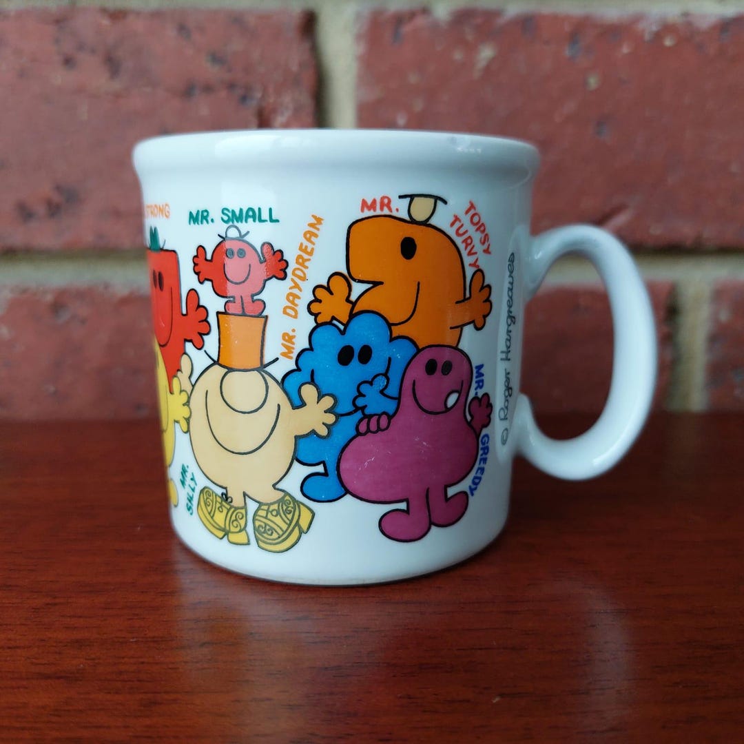Vintage Mr. Men Mug by Roger Hargreaves Collectible Ceramic Coffee Cup ...