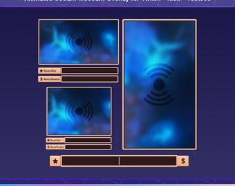 Pink Dreamy Sky – Animated Webcam Frames for Streamers | Twitch ...