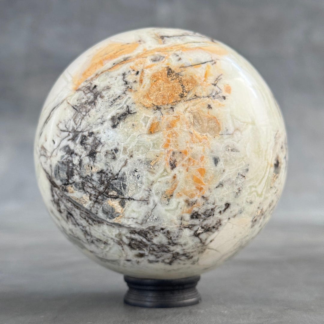 Decorative and Unique Onyx Sphere Stunning Natural Stone Accent - Etsy