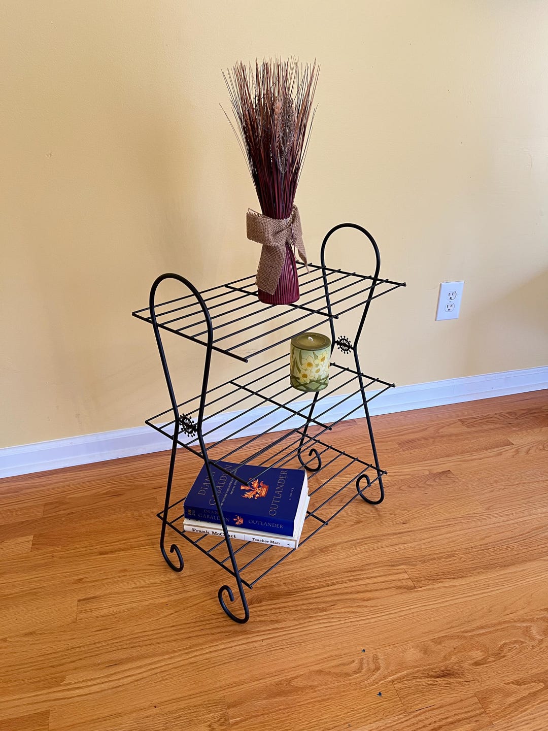 Mid-century Modern 3 Tier Wire Shelf, Atomic Age 50s-60s, Retro Shelf ...